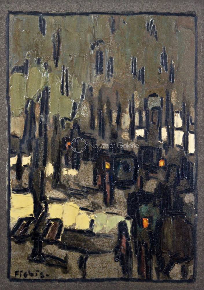 Galerie d'art Kiwior - Frederic Fiebig « Boulevard Saint-Michel à Paris