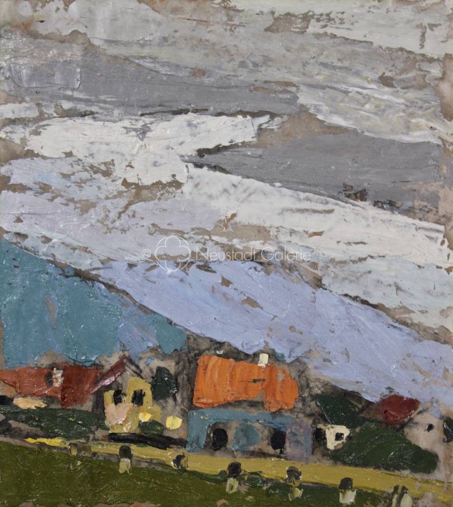Galerie d'art Kiwior - Frederic Fiebig « Village en Alsace
