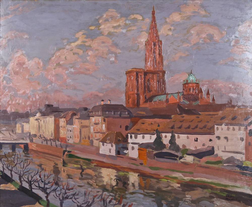 Galerie d'art Kiwior - Henri Marchal « Vue de Strasbourg