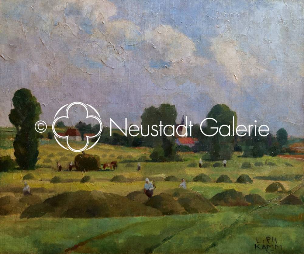 Galerie d'art Kiwior - Louis-Philippe Kamm « Scène de fenaison