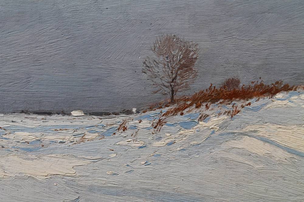 Galerie d'art Kiwior - Georges Daubner « Paysage de neige