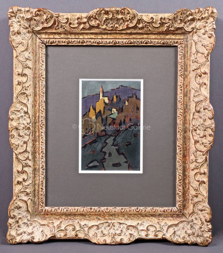 Galerie d'art Kiwior - Frederic Fiebig « Clocher dans un village