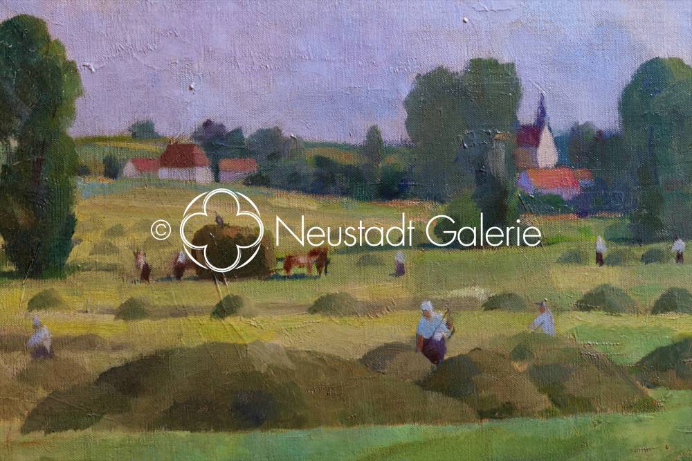 Galerie d'art Kiwior - Louis-Philippe Kamm « Scène de fenaison